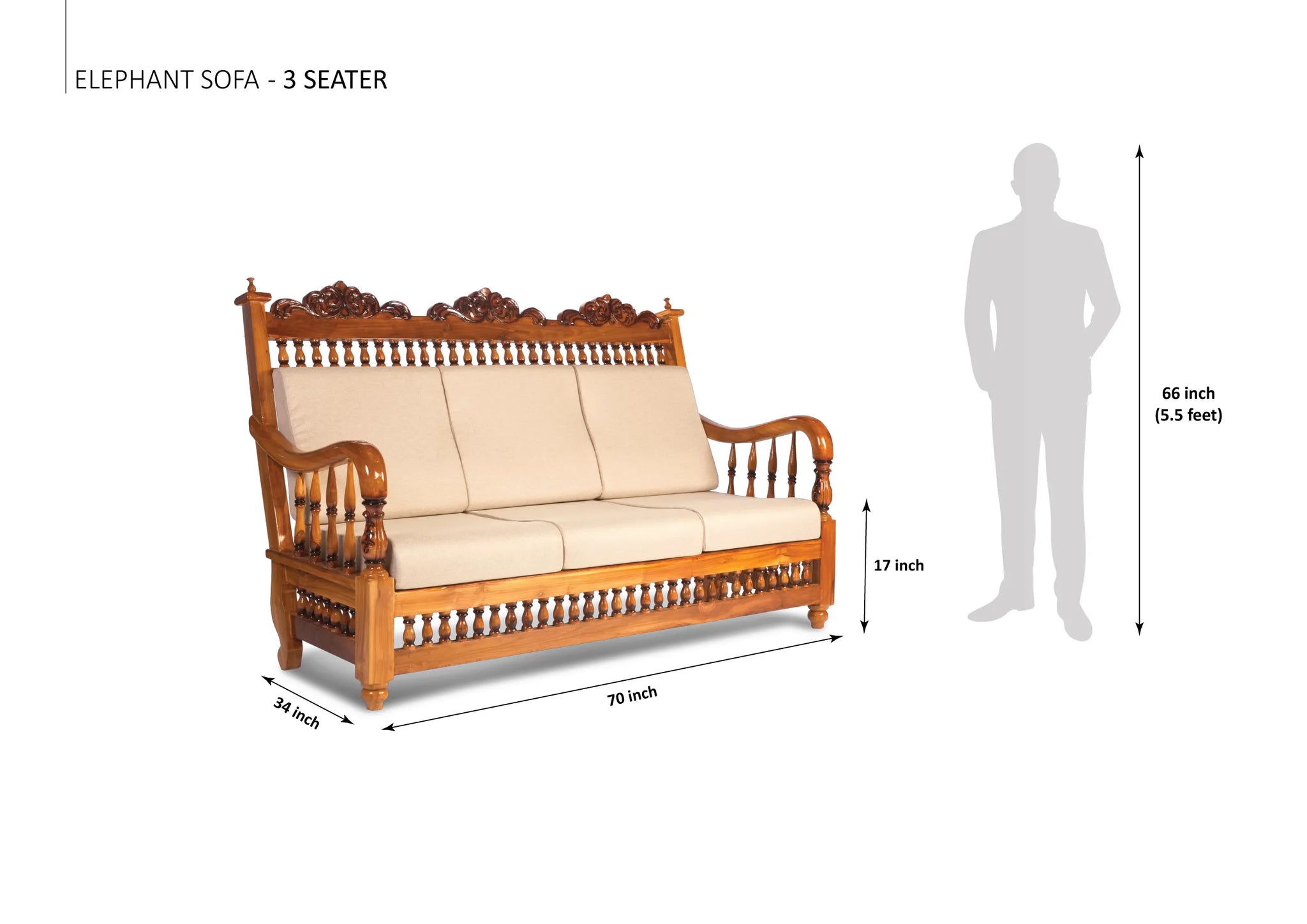 Elephant sofa – Woodpecker Furniture