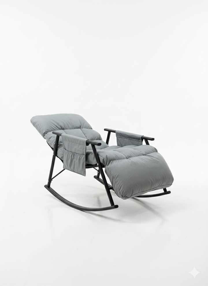 Nadab Relax Chair – Contemporary Serenity in Light Green Fabric ...