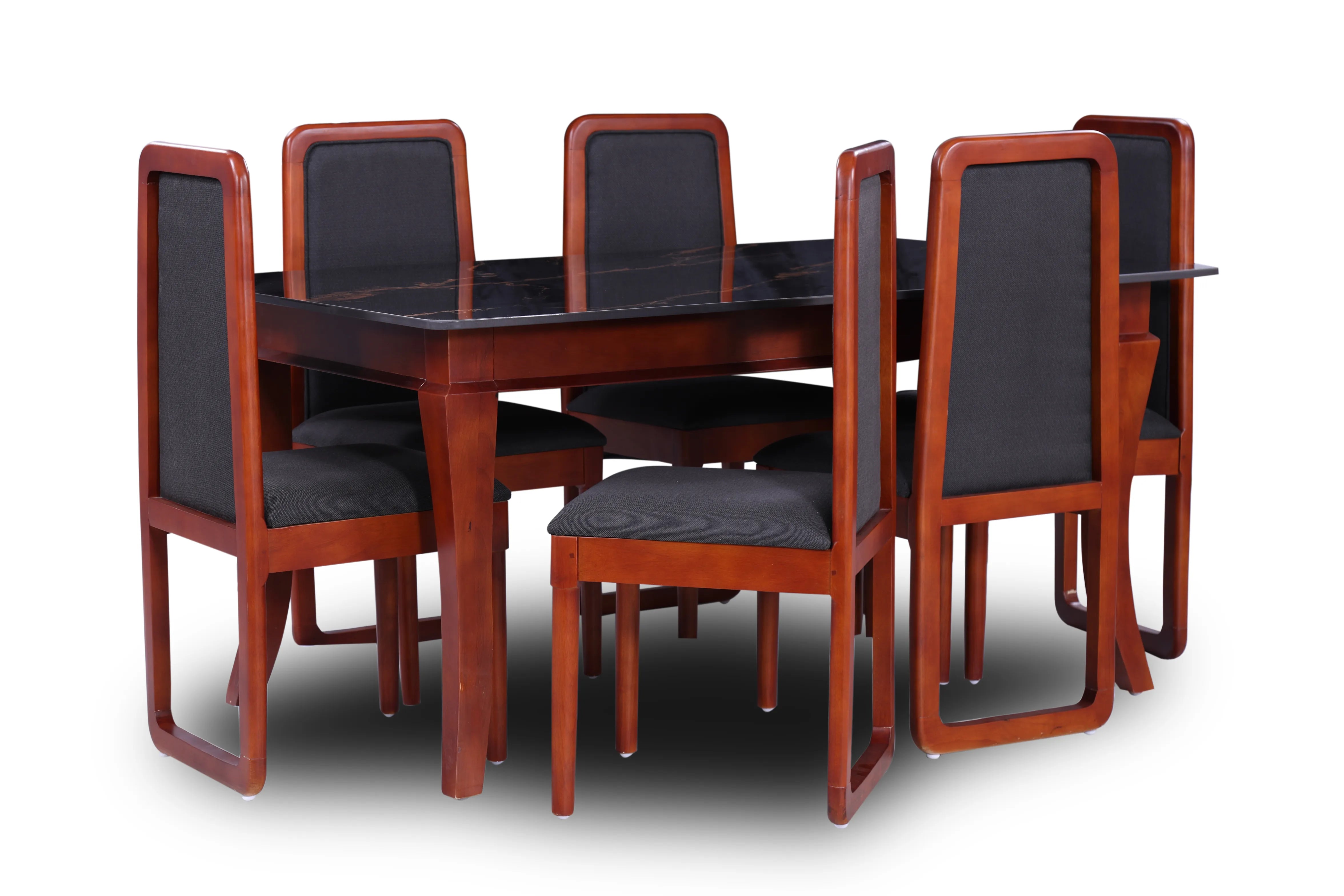 Ingrain 1+6 Dining set – Woodpecker Furniture
